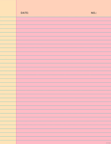 Printable Notebook Paper - 28+ PDF Documents Download