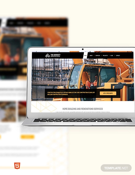 9+ FREE Construction HTML5 Templates & Themes | Free & Premium