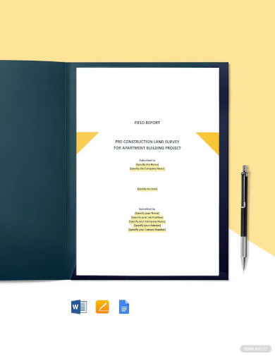 38+ FREE Sample Construction Report Templates - Word, Docs, Pages