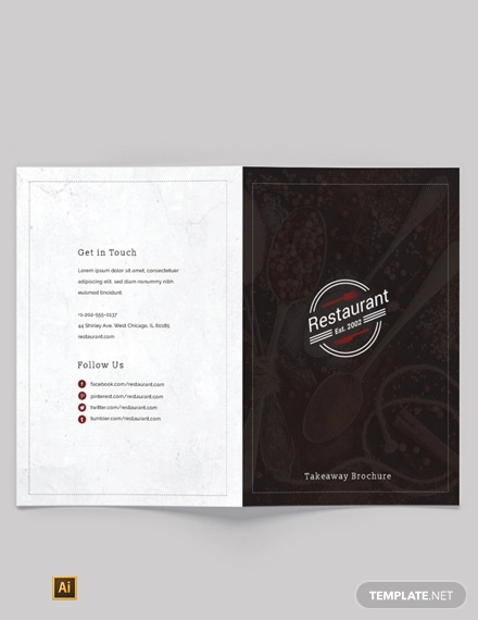 47+ Restaurant Brochure Templates - PSD, EPS, AI, InDesign, Word, PDF ...