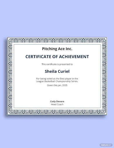 53+ Sports Certificate Templates - Word, PDF, AI, InDesign Format