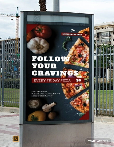 15+ Attractive Restaurant Signboard Templates