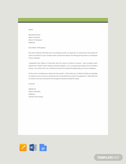 18+ Formal Request Letter Templates | Free & Premium Templates