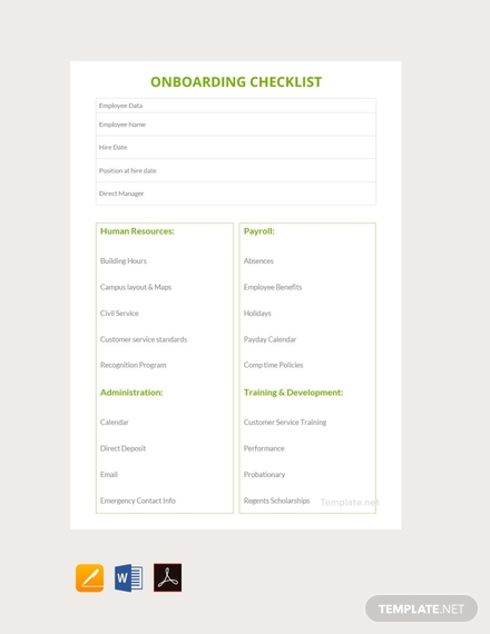 10+ Client Onboarding Checklist Templates in Google Docs | Word | Pages ...