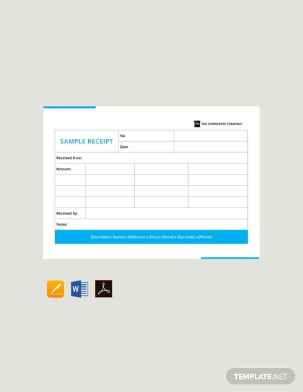 127+ Receipt Templates - DOC, Excel, AI, PDF
