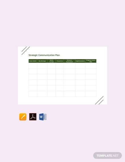 17+ Strategy Templates Microsoft Word Free Download