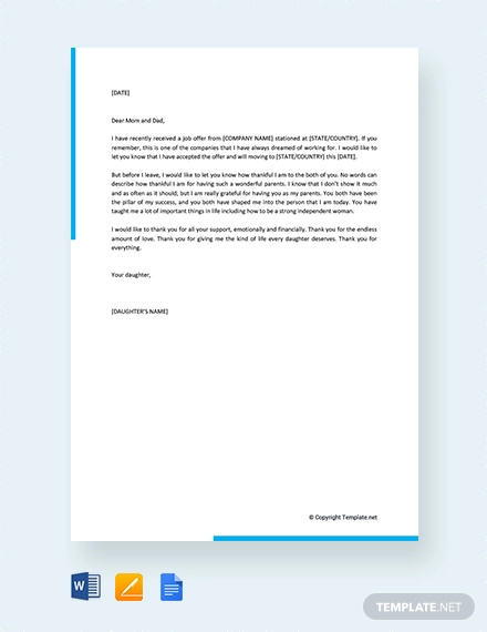 9+ Thank You Letter To Parents - PDF, DOC