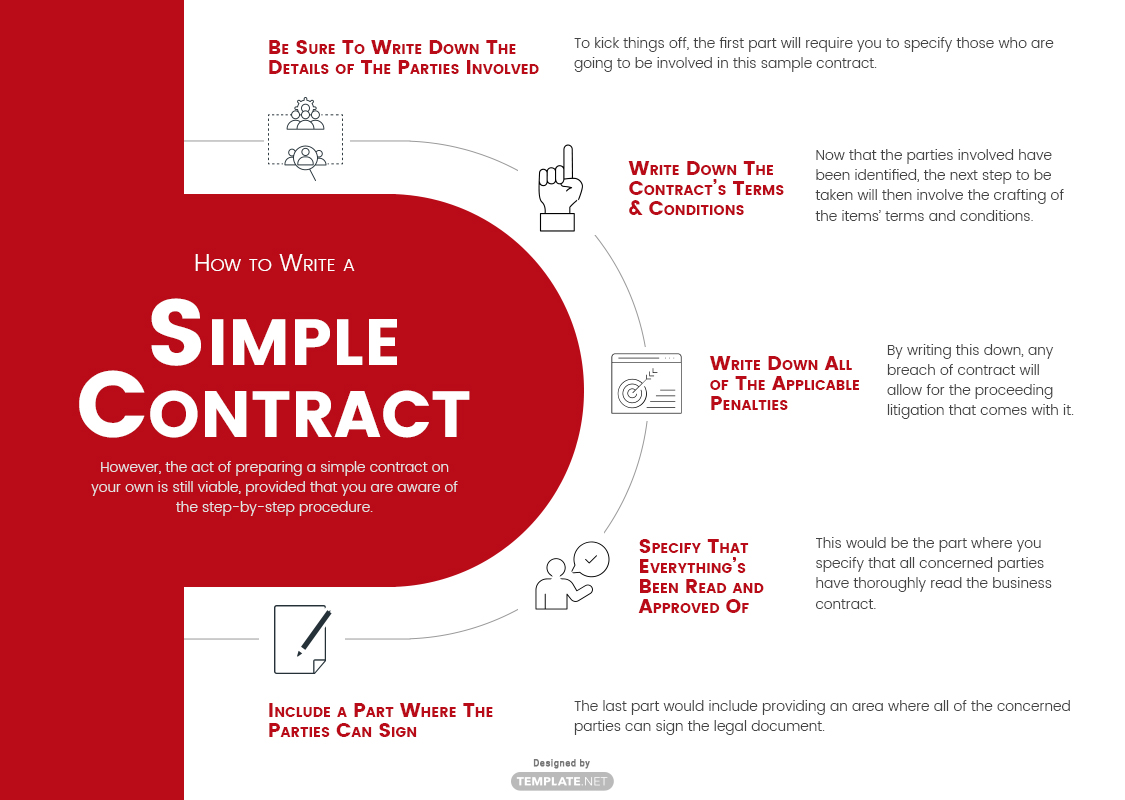 308 Simple Contract Templates Free Downloads Template