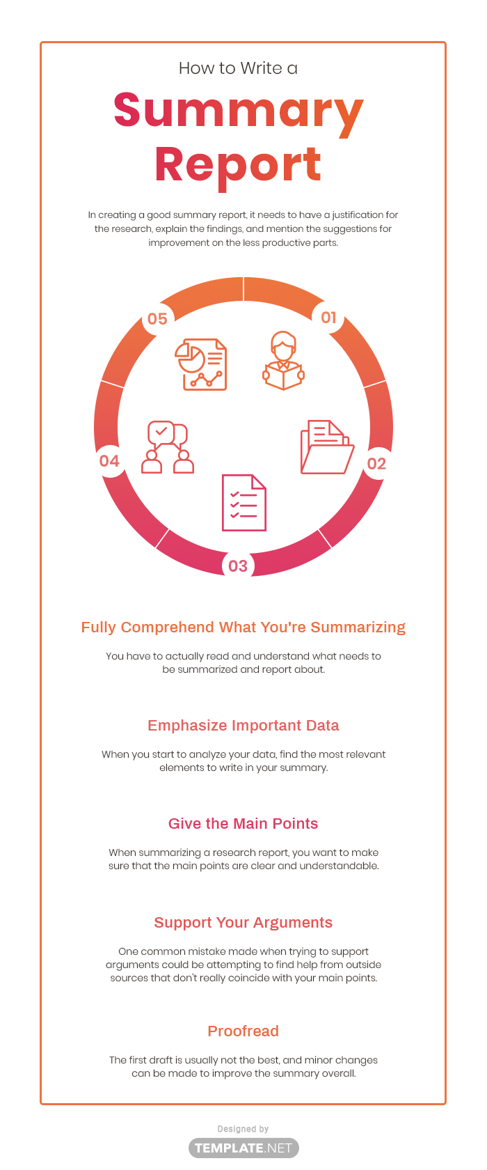 Summary Reports Templates Format Free Download Template