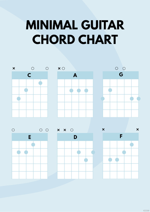 Blank Guitar Chord Chart Template - 26+ Free PDF Documents Download
