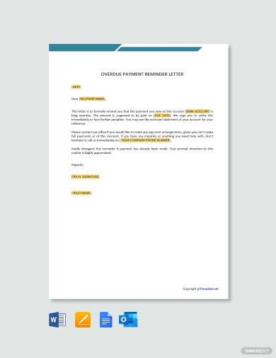 Payment Letter Template- 38+ Free PDF Documents Download