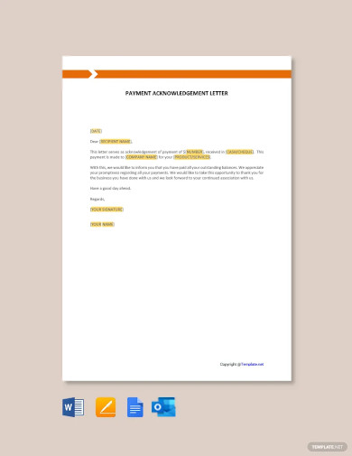 Payment Letter Template- 38+ Free PDF Documents Download