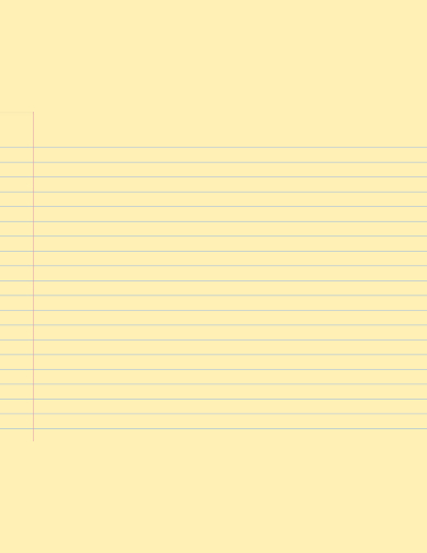 Printable Notebook Paper - 28+ PDF Documents Download