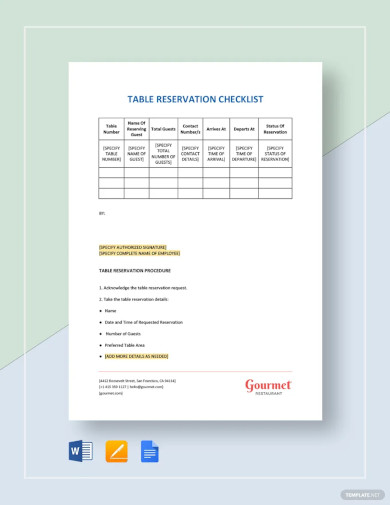 15+ Blank Table Templates - PDF, DOC, Excel