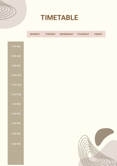15+ Blank Table Templates - PDF, DOC, Excel