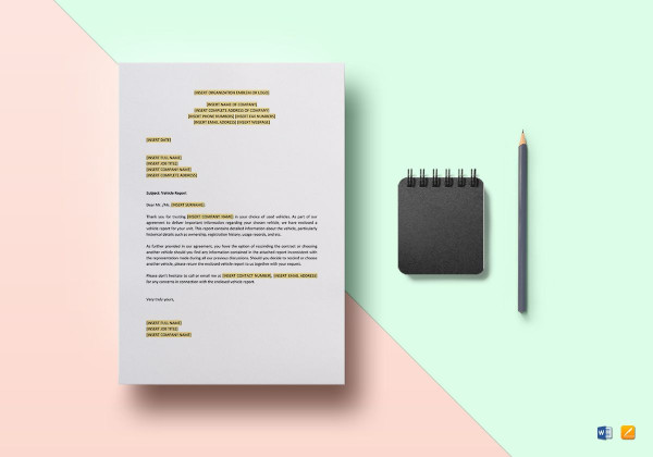 16+ Vehicle Report Templates - PDF, Docs, Word