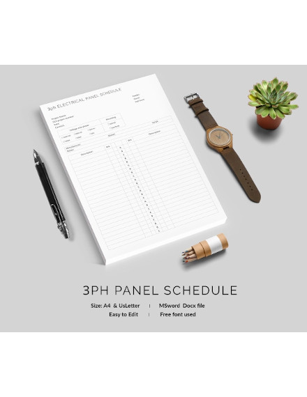 19+ Panel Schedule Templates - DOC, PDF