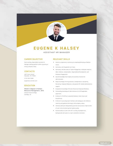 HR Resume Format Template - 30+ Free Word, PDF Format Download!
