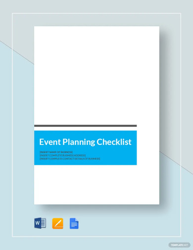 23+ Event Checklist Templates - Word, PDF, Google Docs