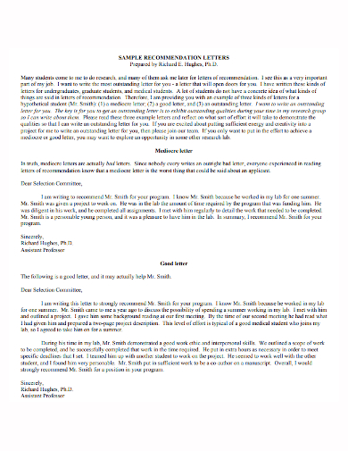 21+ Letter of Recommendation for Student - PDF, DOC