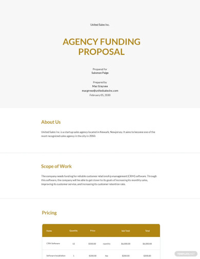 23+ Funding Proposal Templates - DOC, PDF, Excel, Apple Pages, Google Docs