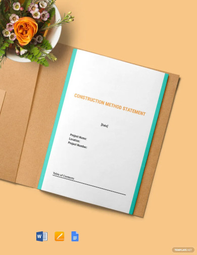 26+ Method Statement Templates in Google Docs | Word | Pages | PDF