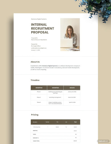 13+ Recruitment Proposal Templates in Google Docs | MS Word | Pages ...
