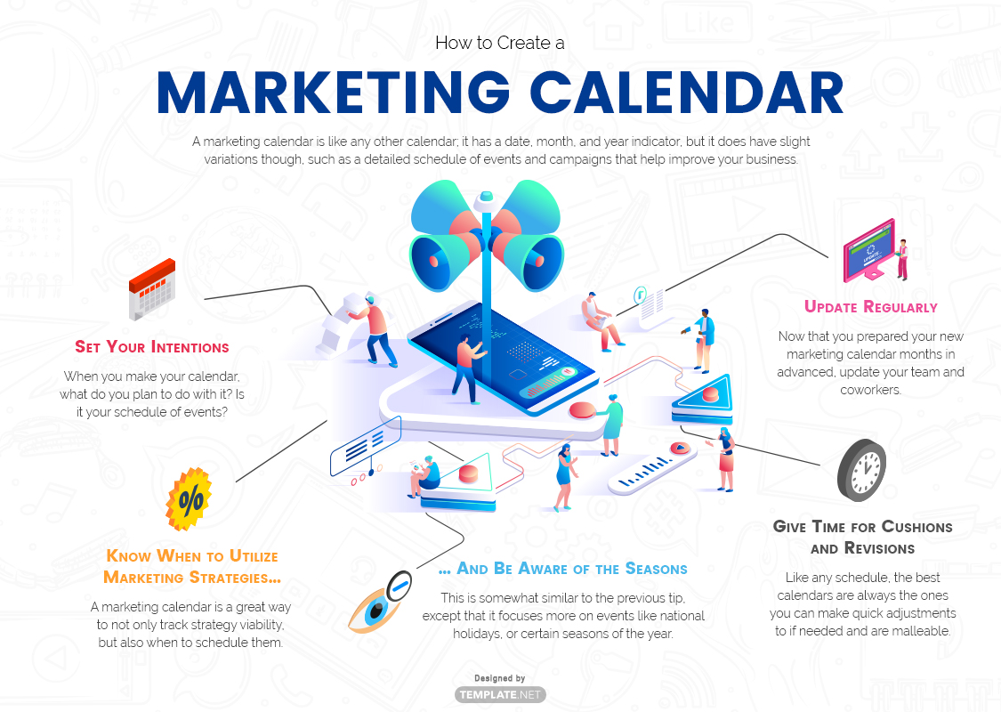 FREE Marketing Calendar Edit Online Download Template