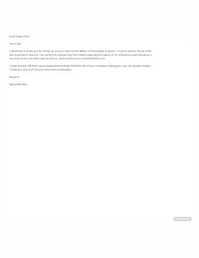 Offer Letter Templates - 17+ Word, PDF Documents Download!