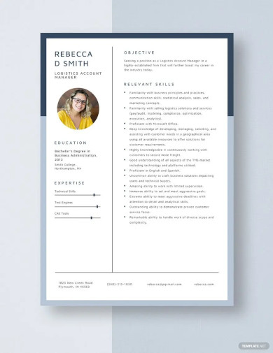 12+ Logistics Resume Templates in PDF | MS Word | Apple Pages