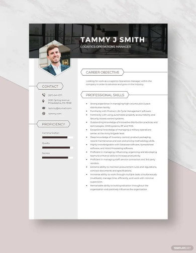 12+ Logistics Resume Templates in PDF | MS Word | Apple Pages