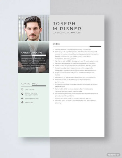 12+ Logistics Resume Templates in PDF | MS Word | Apple Pages