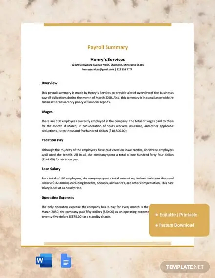 44+ Payroll Templates - PDF, Word, Excel