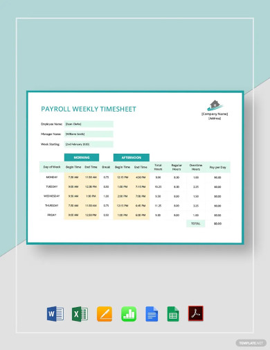 44+ Payroll Templates - PDF, Word, Excel