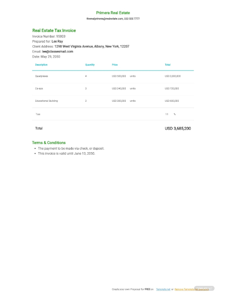 Tax Invoice Template - 23+ Word, Excel, PDF Format Download