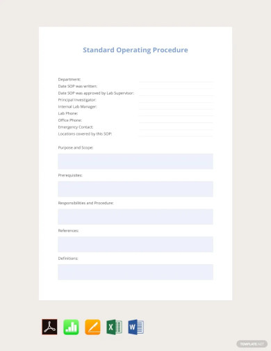 Procedure Template - 23+ Free Word Documents Download