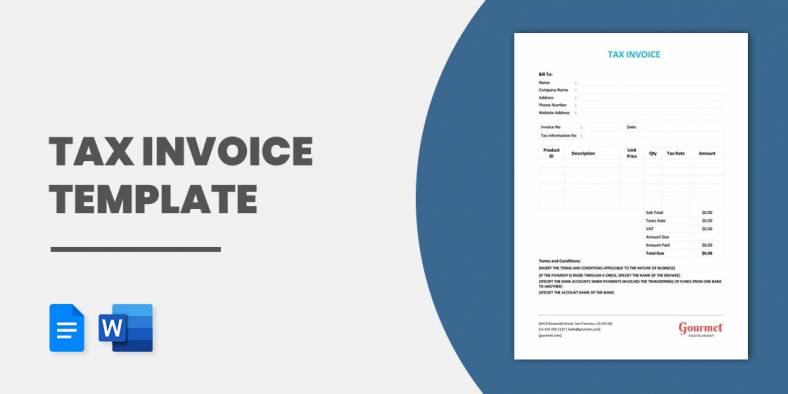 6+ Event Planner Invoice Templates - PDF, PSD, Google Docs, Word