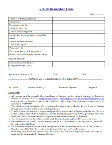 Requisition Form Template - 15+ PDF Documents Download