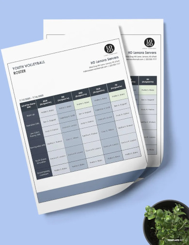 Excel Roster Template - 11+ Excel Documents Download