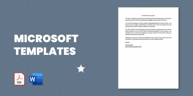 503+ Microsoft Templates - Free Samples, Examples & Format Download!