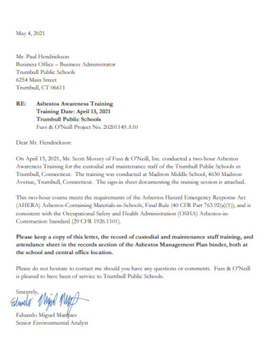 Training Acknowledgement Letter Templates - 14+ Free Word, PDF Format ...