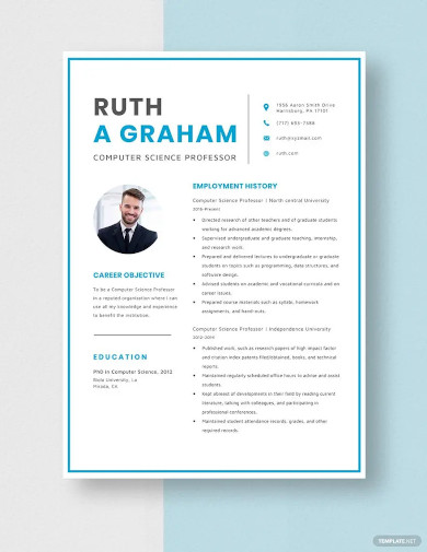 Computer Science Resume Example - 13+ Free Word, PDF Documents Download