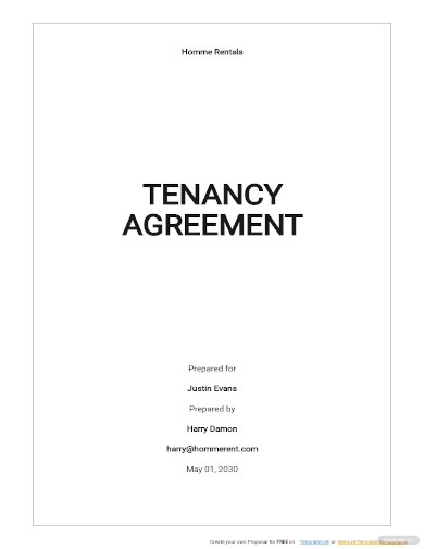 Tenancy Agreement Template - 41+ Free Word, PDF Documents Download