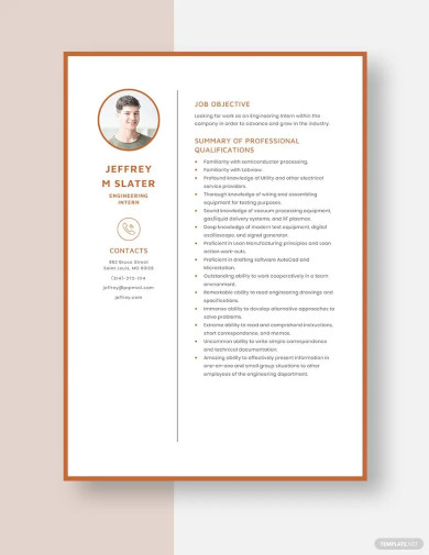 Engineering Resume Template - 47+ Free Word Documents Download