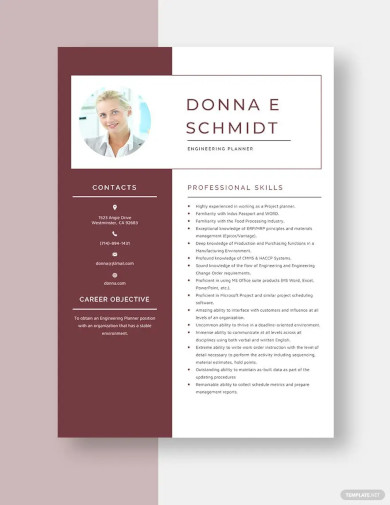 Engineering Resume Template - 47+ Free Word Documents Download