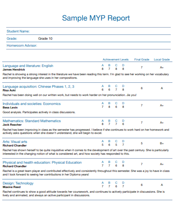 34+ Report Card Templates- Word, Docs, PDF, Pages