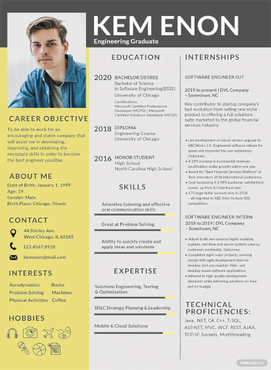 Engineering Resume Template - 47+ Free Word Documents Download