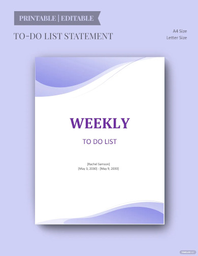 To Do List Template - 38+ Free Word, Excel, PDF Format Download