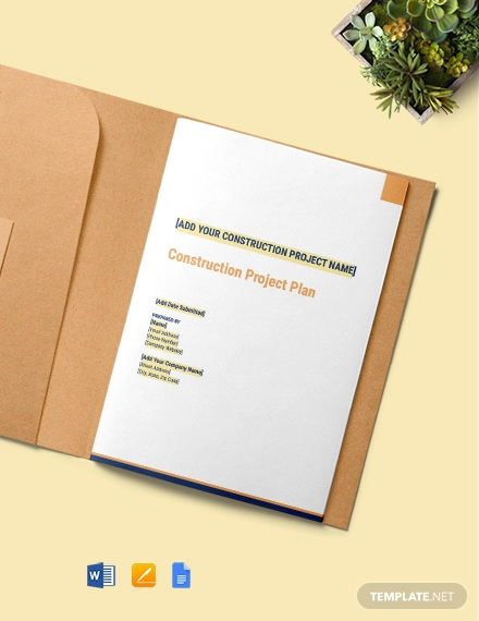 25+ FREE Construction Project Plan Templates - PDF, Word