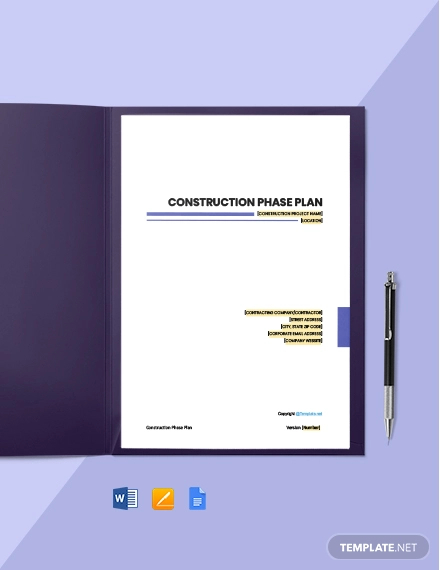 16+ FREE Construction Phase Plan Templates - DOC, PDF